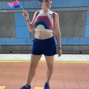 Lesbian Pride Crochet Top - Etsy