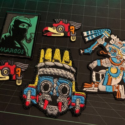 Large 8.5 Ollin Patch Olin Aztec Day Sign for Movement - Etsy Canada