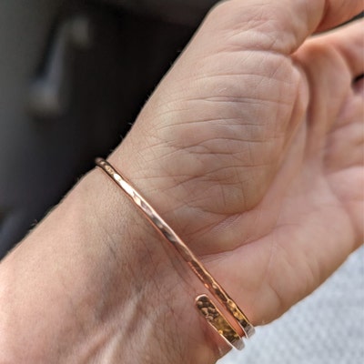 Large Scarf Ring Hammered Copper Scarf Slide Buckle. Hand - Etsy UK