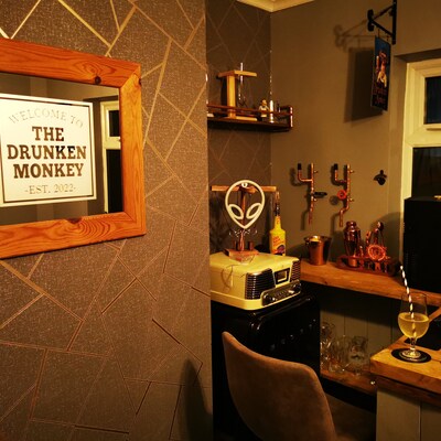 Window Bar Sticker Frosted Glass Sign Vinyl Home Cocktail Beer - Etsy