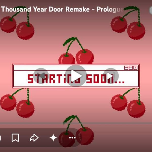 Cherry Pixel Animated Twitch Scene Overlay Package, Aesthetic Setup ...