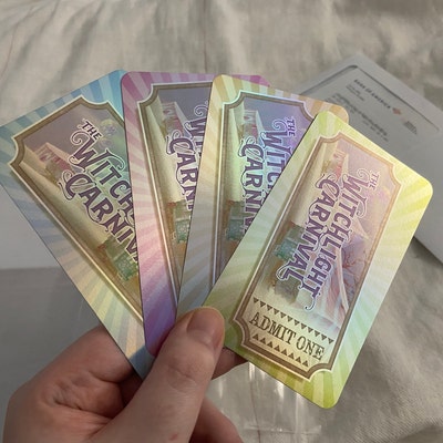 Holographic Carnival Tickets for the Wild Beyond the Witchlight - Etsy