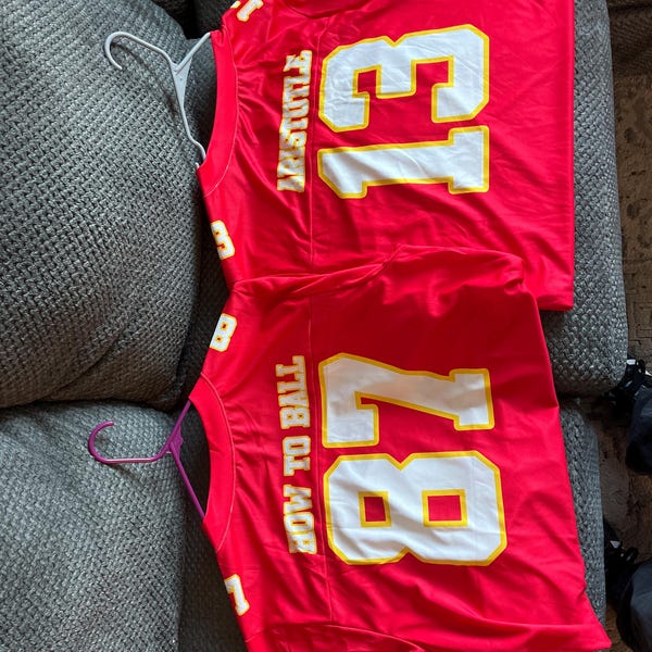 Personalized Football Jersey, Man Short Sleeves V-neck Shirt, Custom ...