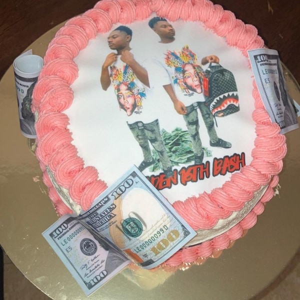 Edible Black and White Checkered Flag Cake Wraps and Strips. for Cakes ...