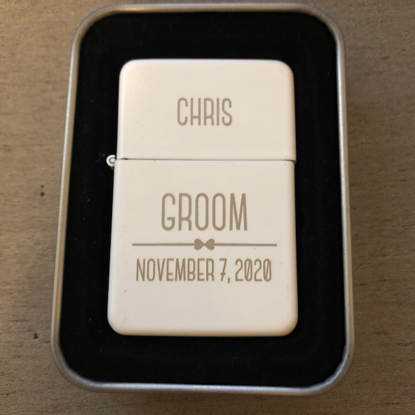 Personalized White Engraved Lighter - Custom Lighter, Engraved Lighter ...