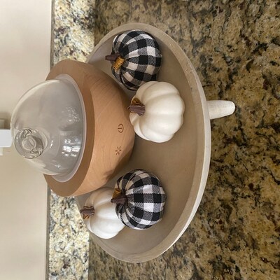 Willow Glass Dome & Wood Grain Diffuser Essential Oil Diffuser - Etsy