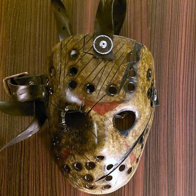 Project 09 Weathered Strap Set Hockey Mask Elasticated Strap Accessory ...