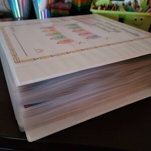 First Grade Learning Binder Extended 69 Interactive Laminated - Etsy