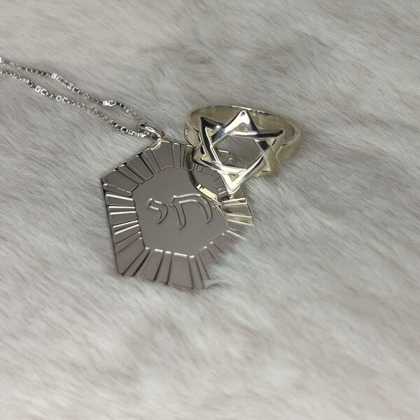 I Stand With Israel Necklace - One Line Israel Magen David Necklace ...