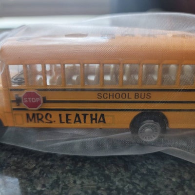 Personalized School Bus, Kids School, Back to School Gift, Party Favor ...