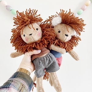 Fabric Bunnies With Clothes Pattern and Instructions english - Etsy UK