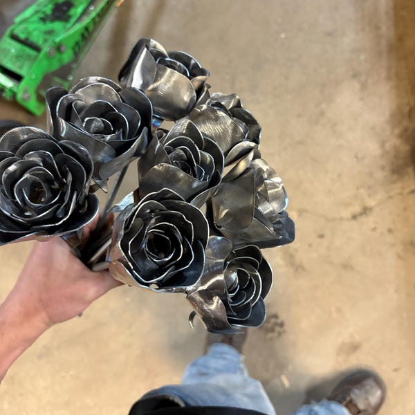 DIY Sheet Metal Rose - Etsy