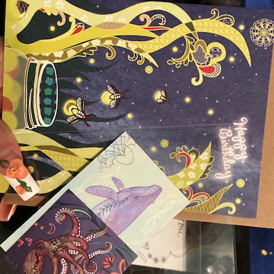 Summer Solstice Card Happy Summer, Holiday Greeting Card, Unique ...