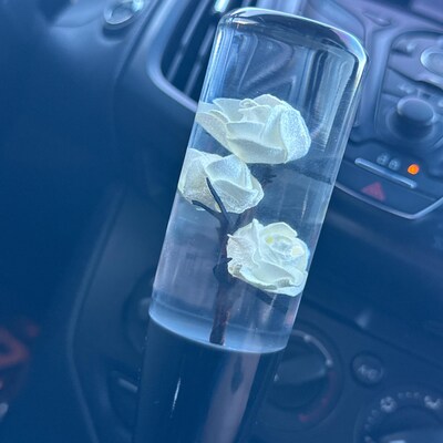 Peach Orange Clear Roses Shift Knob - Etsy