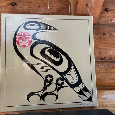 RAVEN THE SEER. 20x 20 Original Painting. - Etsy