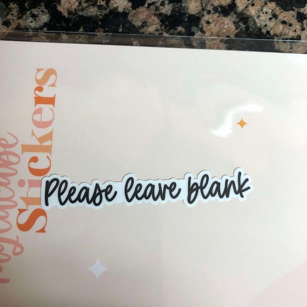 Custom Name Sticker Personalized First and Last Name Sticker ...