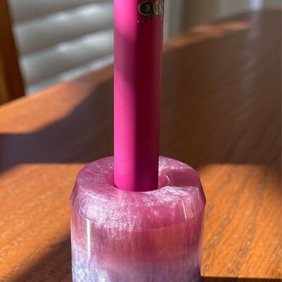 Vape Pen Stand Vape Pen Holder Handmade Rainbow Clouds and Glitter ...