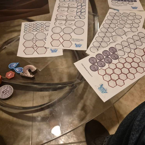 OATH - Matte Vinyl Meeple Stickers/decals Upgrade Kit - Unofficial ...