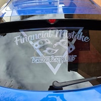 Slow Boyz No Rush V1 Windshield Rear Window Decal Car Sticker Banner ...