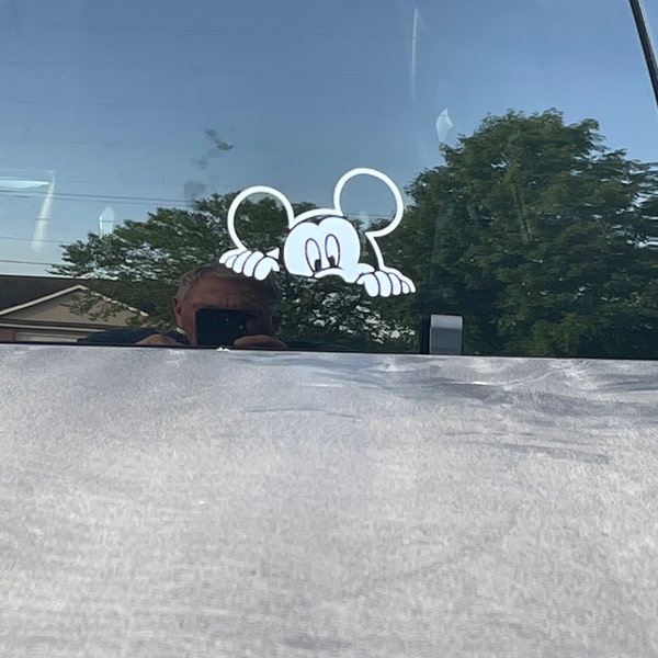 Mickey Mouse Vinyl Decal Car Window, Mirror, Bumper, Laptop, Yeti ...