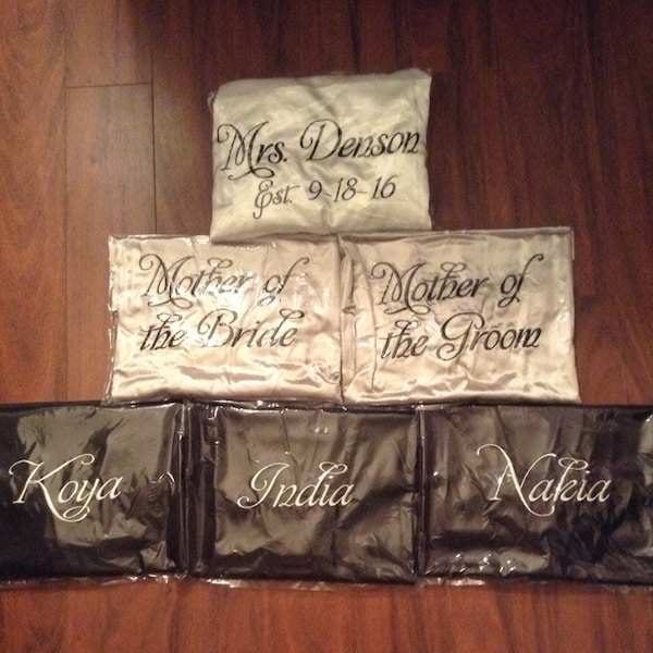 Mother of the Bride Robe & Mother of the Groom Robe Set, Set of 2 ...