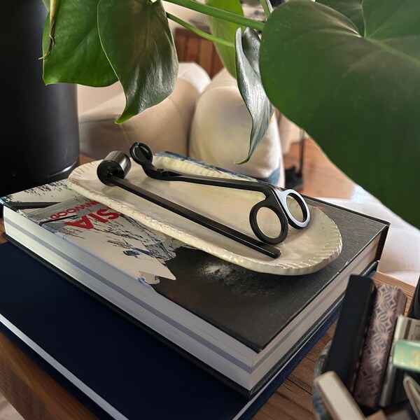 Ceramic Handmade Moon Shadows Vase White - Etsy