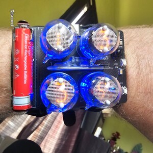 Nixie Era Vfd Numitron Iv-9 Wrist Watch Clock Steam Punk - Etsy