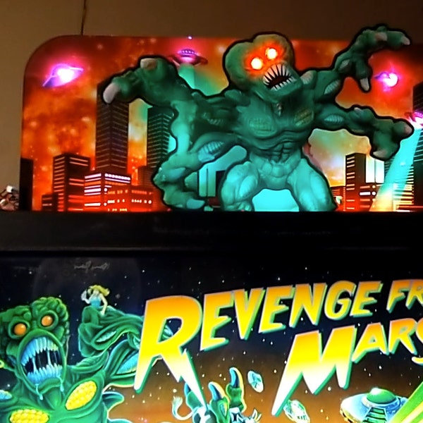 Arcade 1up Attack From Mars Topper - Etsy
