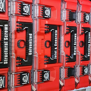 Bit Holders-milwaukee Packout Rolling Toolbox Lid Bit Holders, Impact ...