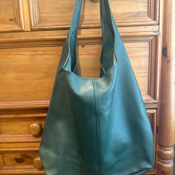 Convertible Hobo Backpack Leather, Soft Leather Backpack, Leather ...