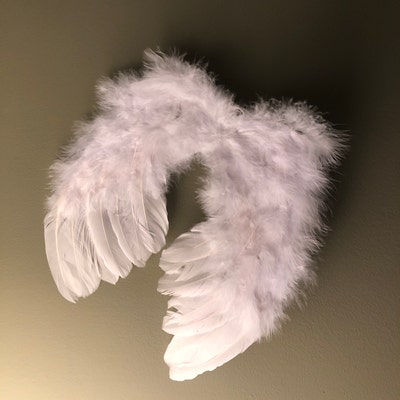 Small Angel Wings, Little Cherub Wings, Child & Infant Feather Angel ...