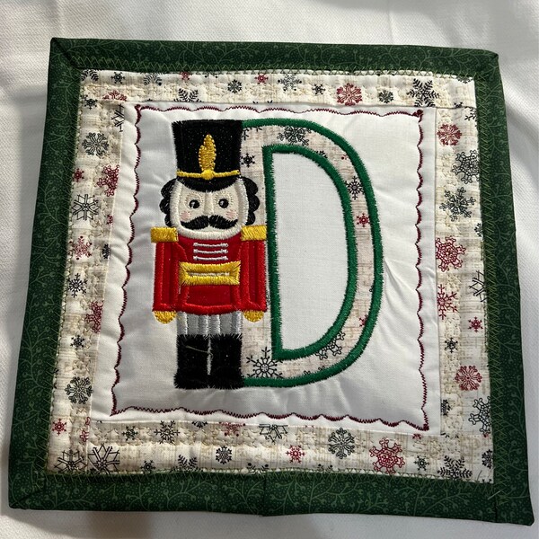 EXCLUSIVE Nutcracker Alphabet Digital Machine Embroidery Applique ...