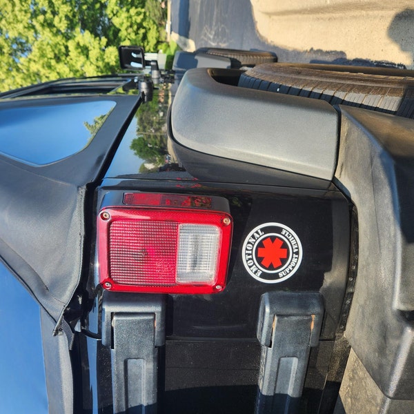 Emotional Support Vehicle, Vinyl Decal, Outdoors, SUV - Etsy