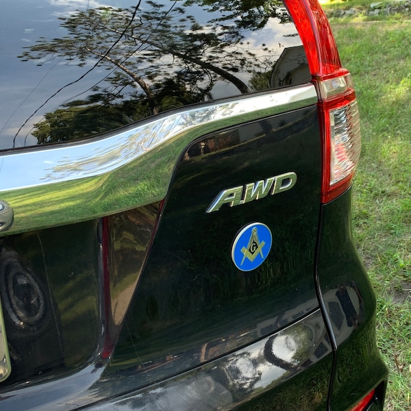 Masonic (light Blue) Car Auto Emblem - Etsy