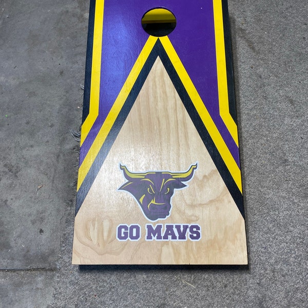 Set of Two Custom Logos for Cornhole Boards, Printing of 2 Business or ...
