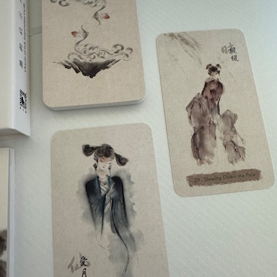 The Sage Rabbit Tarot 78 Cards Unique Asian Art Indie Deck for Beginner ...