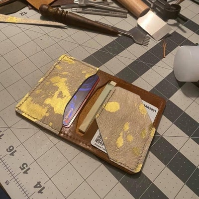 Leather Wallet Template Digital Download Western No.2 - Etsy