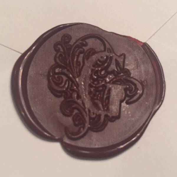 Alphabets French Script Wax Seal Stamp by Get Marked WS0098 - Etsy