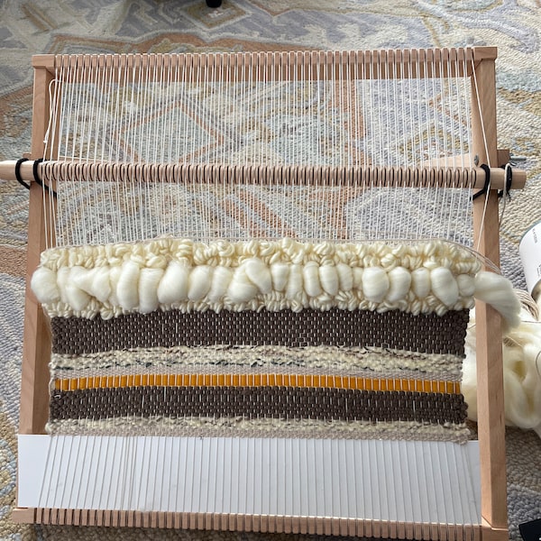 X Large Weaving Loom Kit, Also Known as Tapestry Weave Loom Lap Heddle ...