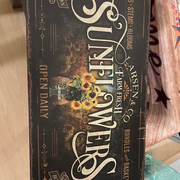 Personalized Sunflower Sign | Spring Sunflower Sign | Sunflower Decor ...