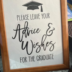 Printable Graduation Address Your Envelope Sign, Address Your Thank You ...