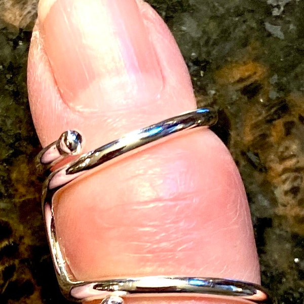 BUNDLE OF 10 Adjustable Swan Splint Ring - Sterling Silver Swan Splint ...