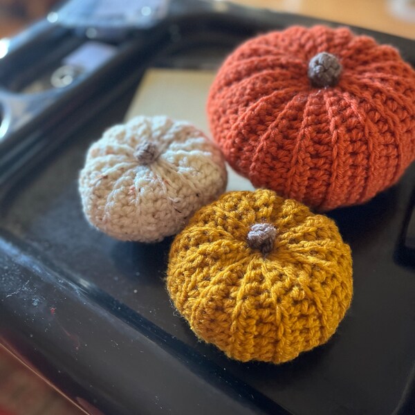 CROCHET PATTERN X Crochet Pumpkins and Gourds Pattern, English PDF ...