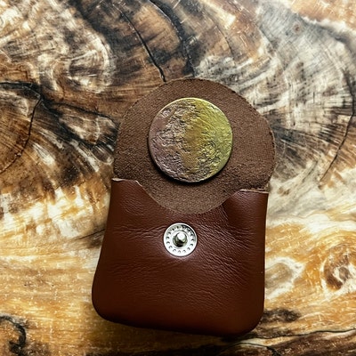 Leather Notebook Coversmall Memo Book Cover Mini Note 3x5 - Etsy