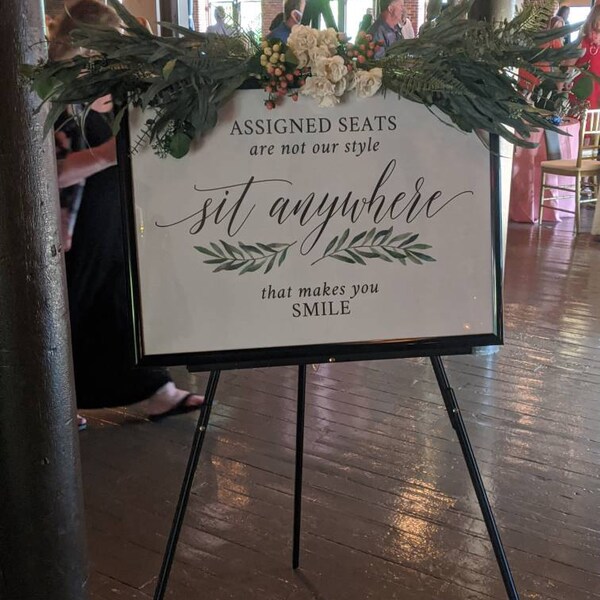 Pick A Seat Not a Side Sign Printable, Choose a Seat Either Side ...