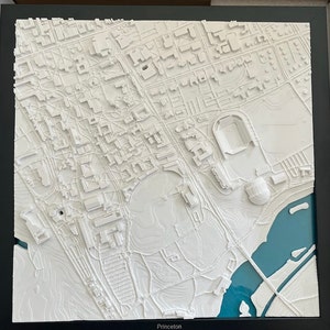 Denver Colorado 3D City Print 3D City Wall Art With 3D Buildings and ...