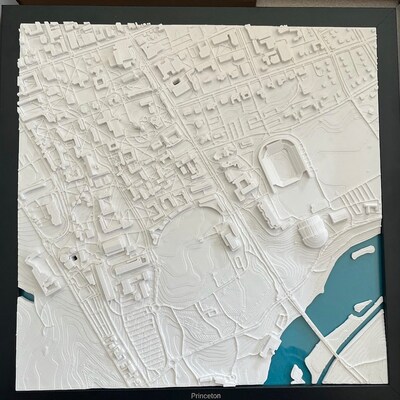Seattle 3D City Map 3D Printed Buildings Wall Decor Seattle Washington ...