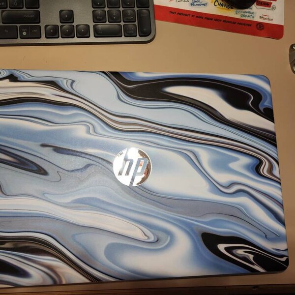 Probook Skin, Black Texture Design,personalized Gift, Fits Hp Spectre ...