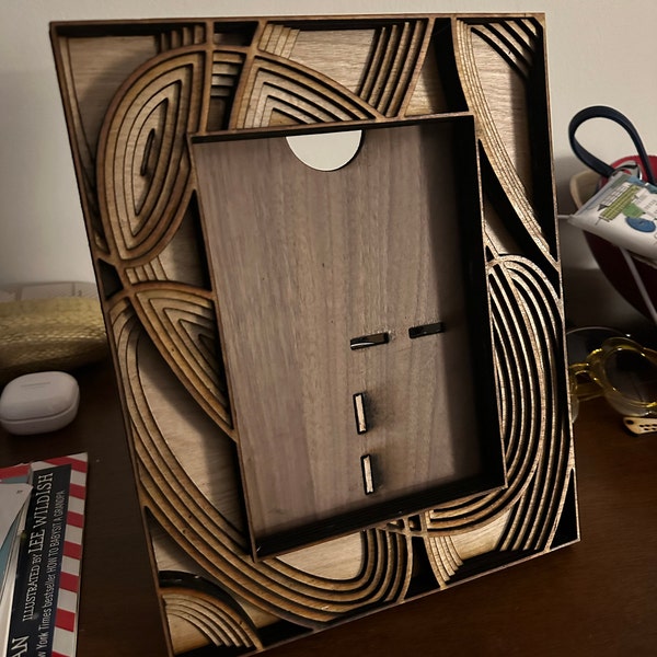 Multilayer Photo Frame DXF File / Laser Cut Photo Frame/ Wall Decor ...