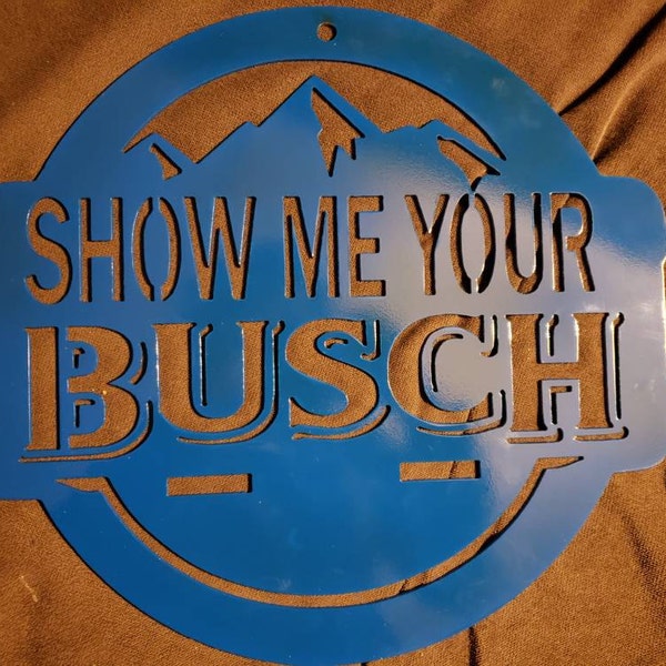 Busch Sign, Bar Sign, Mancave Decor, Gift, Present - Etsy